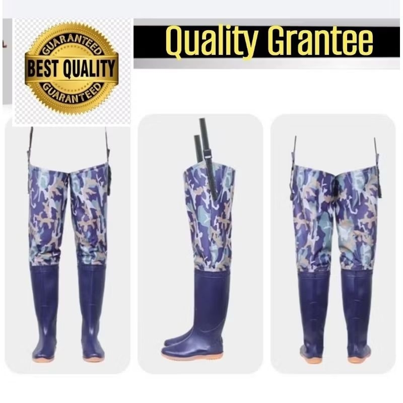 Kasut turun sawah bendang sungai/High quality waterproof fishing pants ...