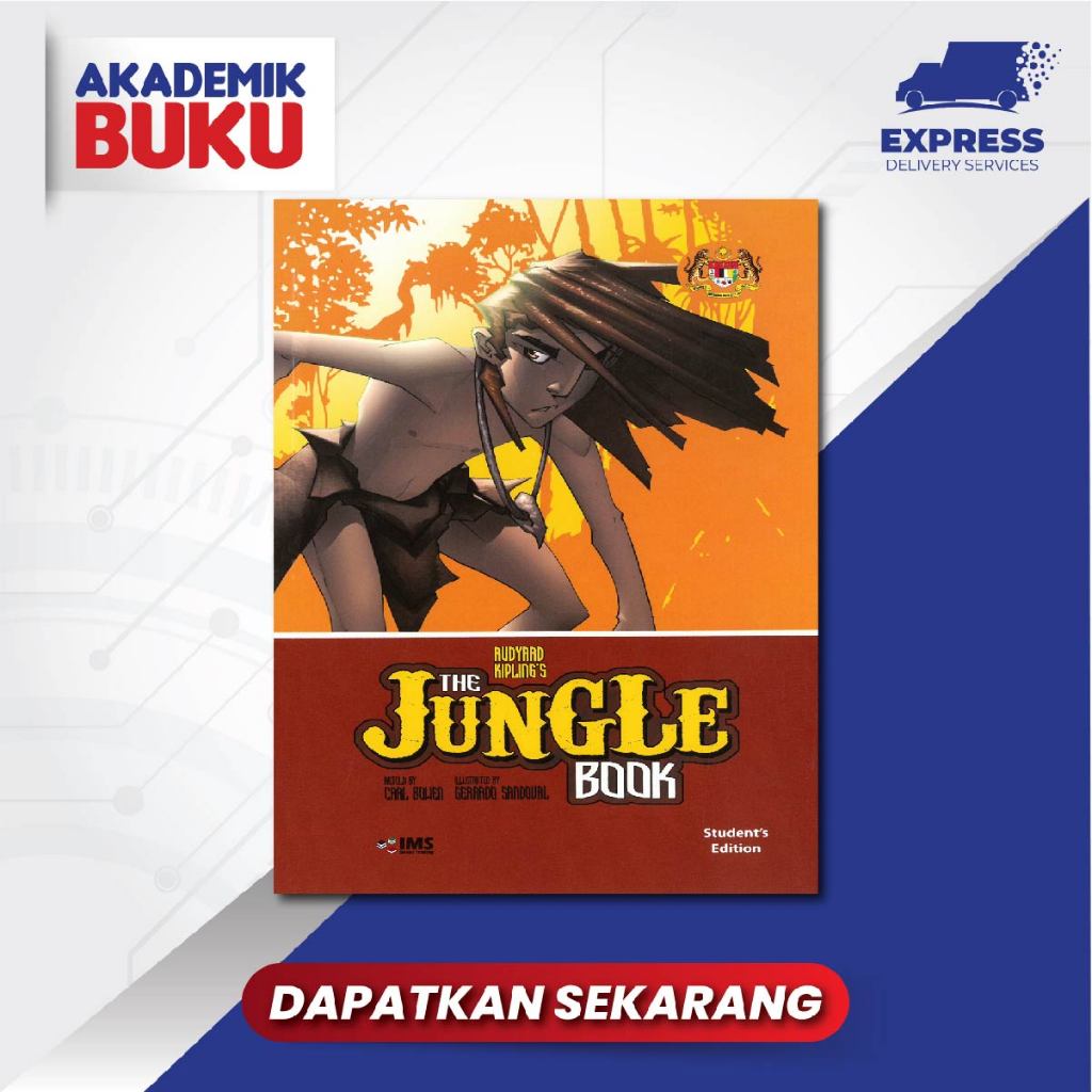 AKADEMIK BUKU IMS TEXT BOOK THE JUNGLE BOOK STUDENTS EDITION YEAR 4 ...