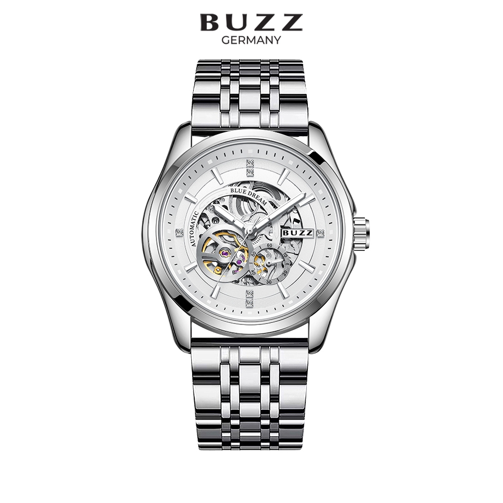 Buzz Germany Men's Stainless Steel Automatic Watch BZ-L3006 | Shopee ...