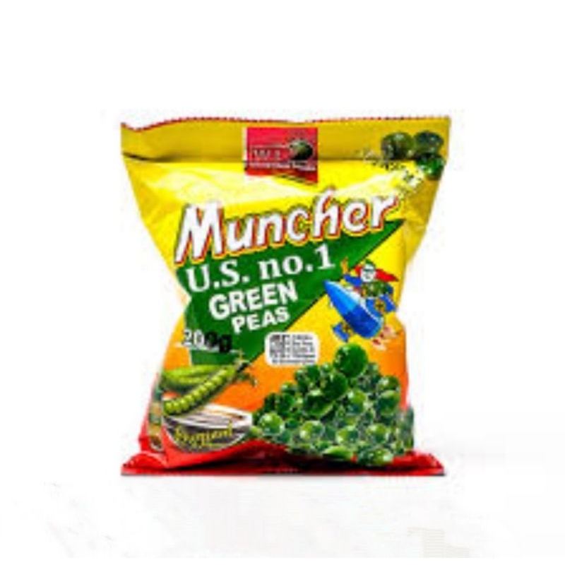 Muncher Original Flavor Green Peas Snack 200g | Shopee Malaysia