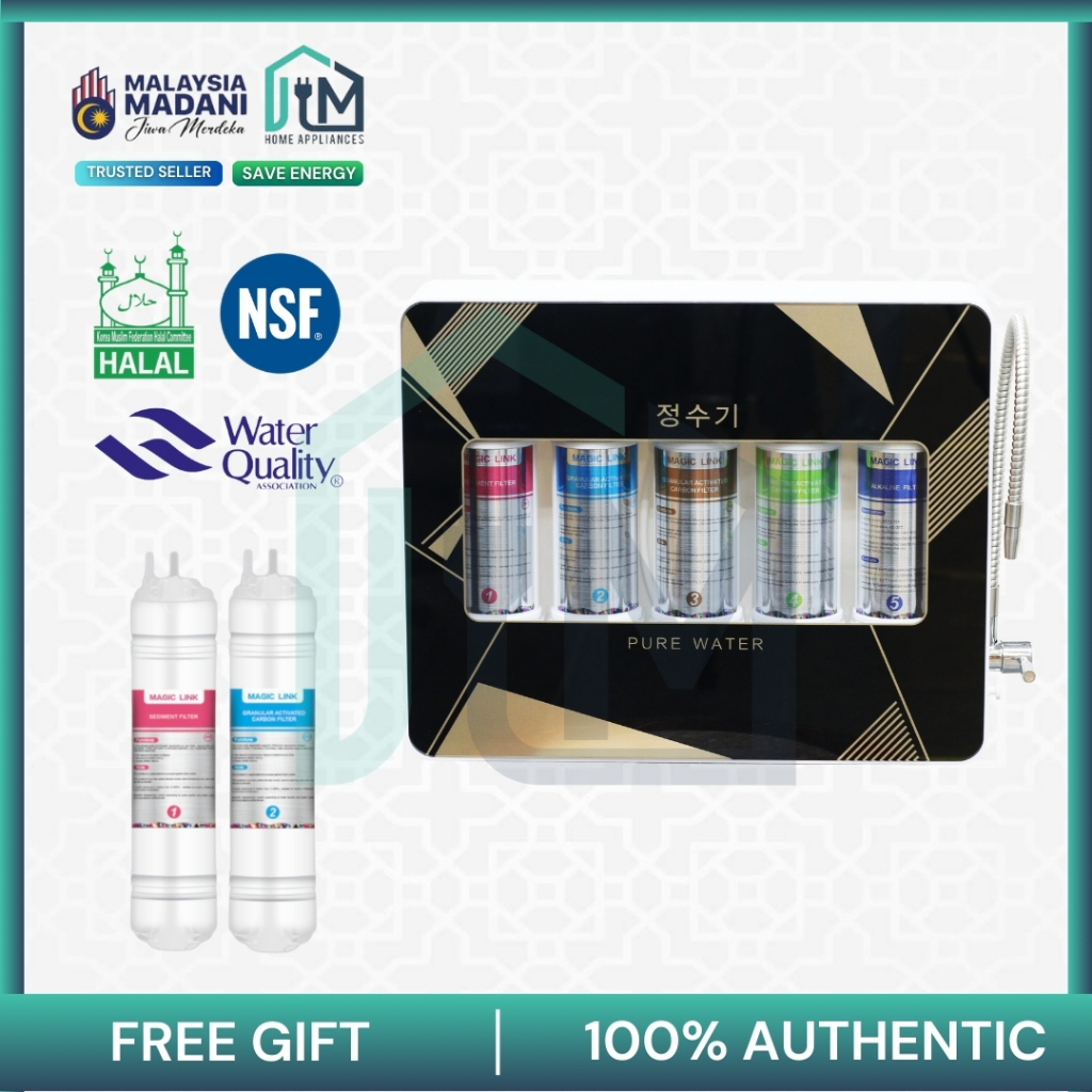 THE JM KOREA HALAL CERTIFIED WATER PURIFIER WITH 5 STAGE FILTRATION ...