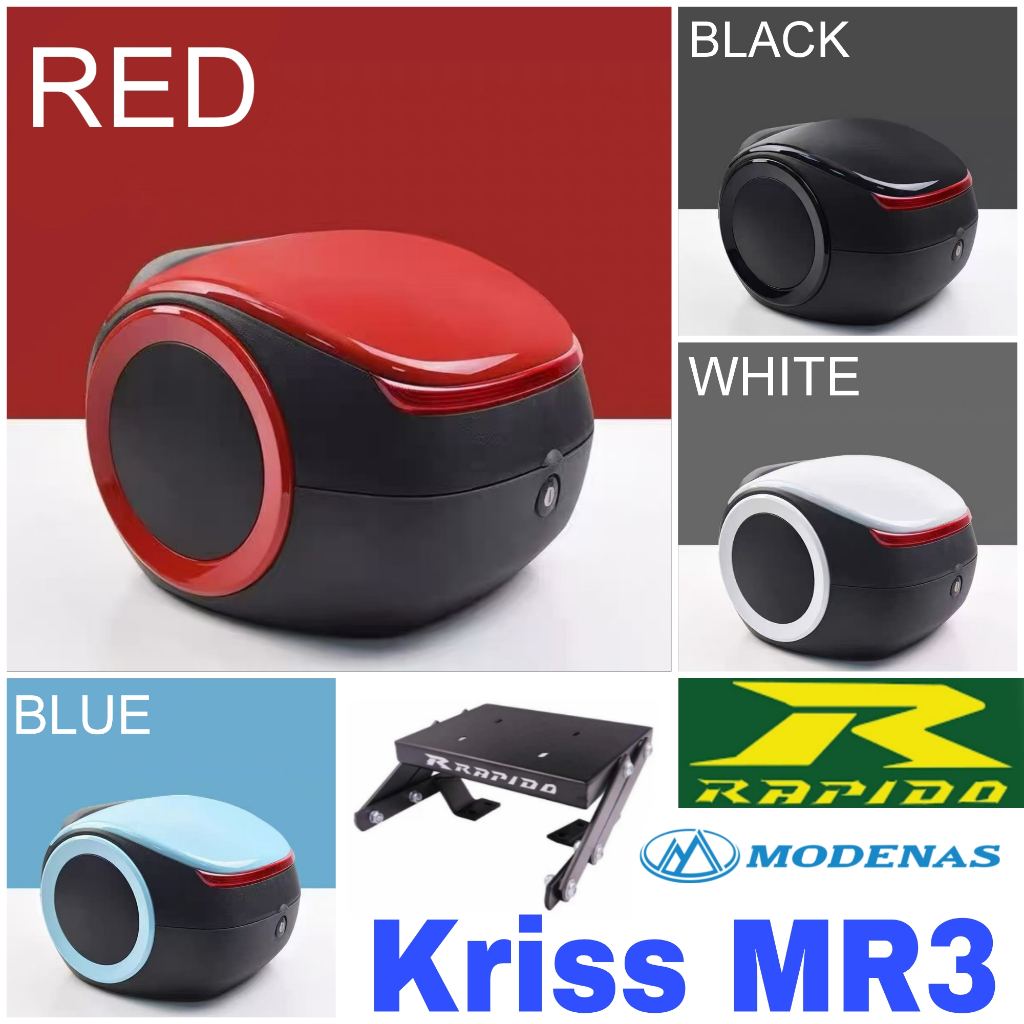 Combo Set Monorack Rapido Modenas Kriss MR3 Top Box Alien ABS Tail Box ...