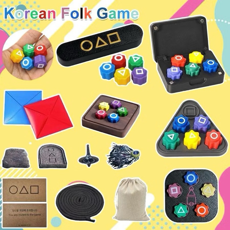 Gonggi Squid Game Batu Seremban Korea Gong-gi Korean Jack Stone Gonggi ...