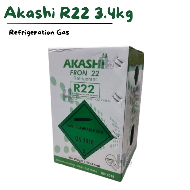 [READY STOCK] Akashi R22 Gas Home Aircond Gas Rumah Aircond 3.4kg ...