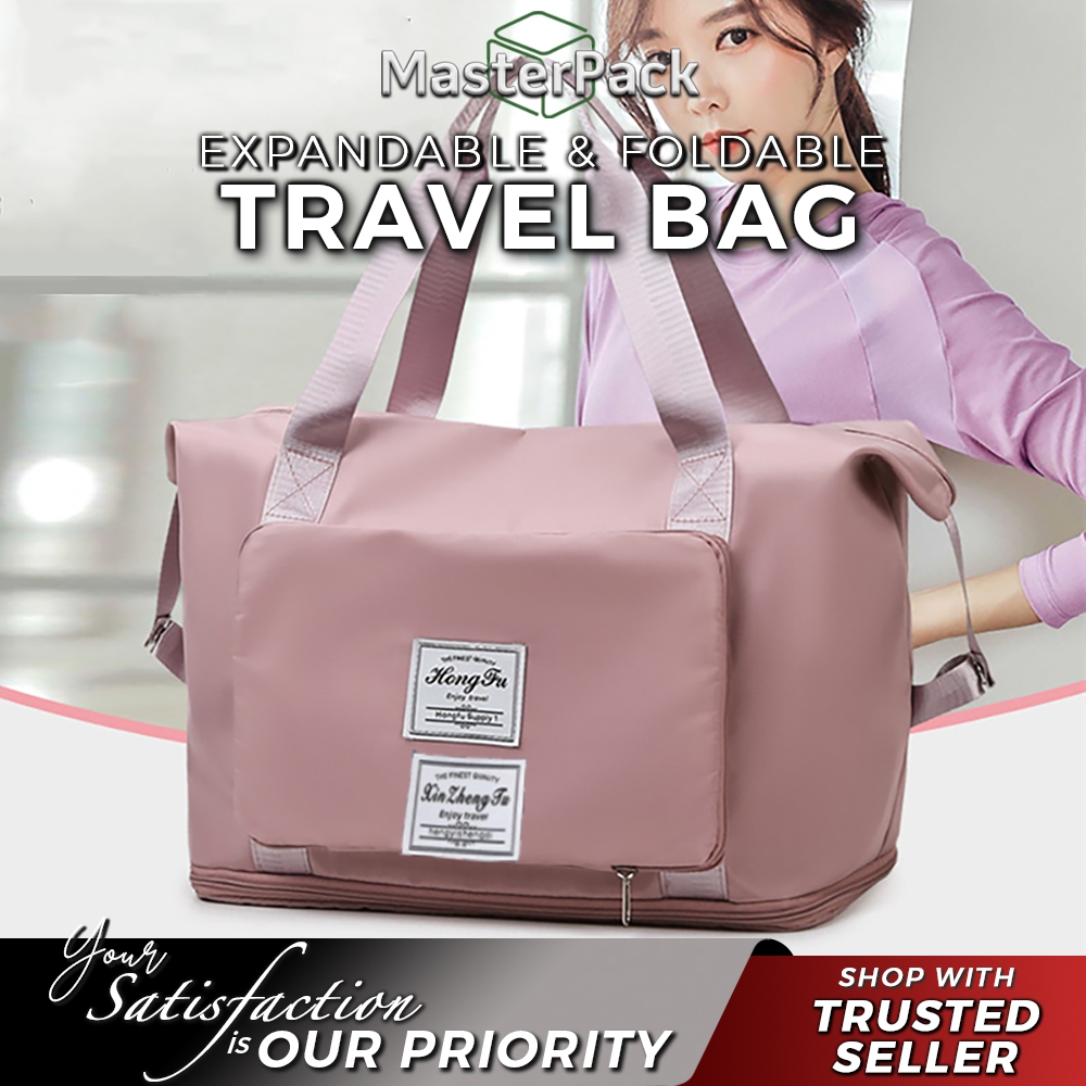 Beg Balik Kampung Expandable Travel Bag Foldable Luggage Large Capacity ...