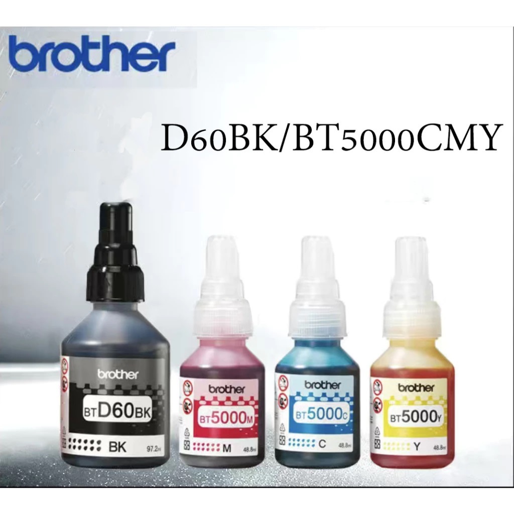 Brother Original INK BTD60BK BT5000C/M/Y INK DCP-T300/T310/T500W/T510W/T700W/T710W/MFC-T800W ...