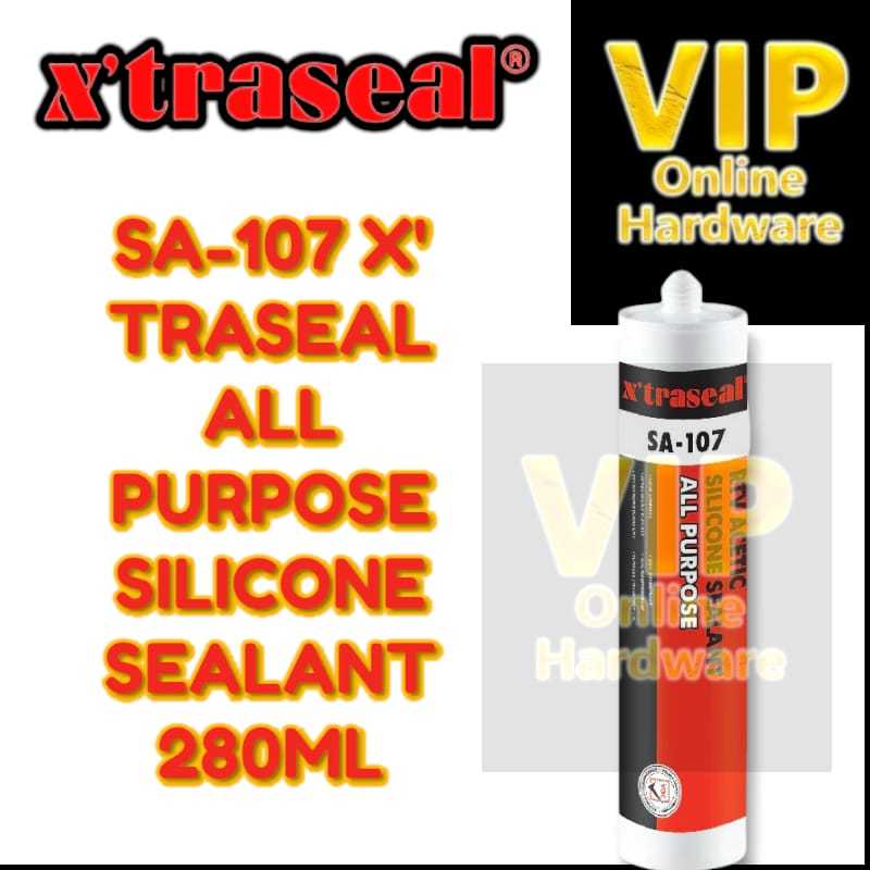 X'traseal SA-107 All Purpose RTV Acetic Silicone Sealant 280ml | Shopee Malaysia