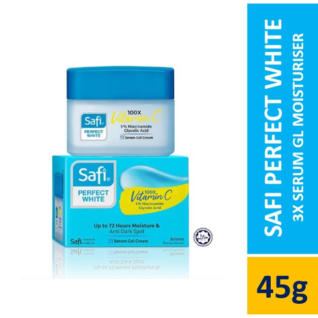 SAFI PERFECT WHITE REPLENISHING GEL CREAM 45G | Shopee Malaysia