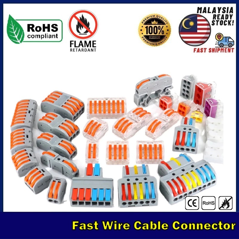 Fast Wire Cable Connector / Quick Connector / Fast Connector Reusable ...