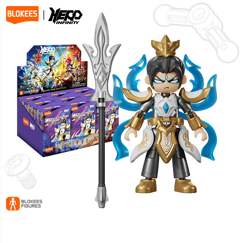 Blokees Figures Hero Infinity Blind Box Warrior Version Action Figures ...