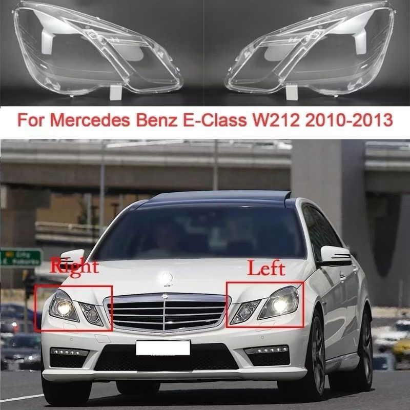 Mercedes W212 2009-2013 HEADLAMP COVER LENS COVER HEAD LIGHT HEADLIGHT ...