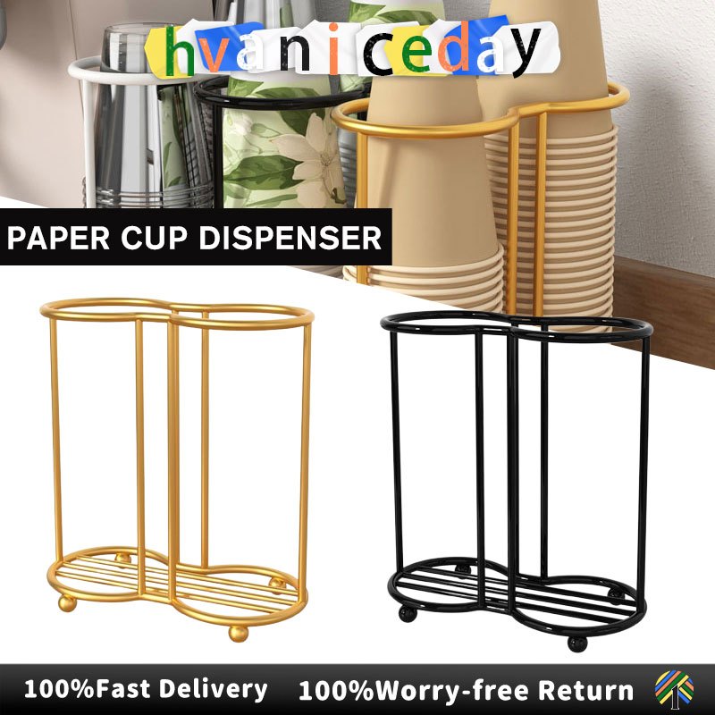 Double Slot Desktop Cup Rack Household Coffee Tea Cup desk Holder ...