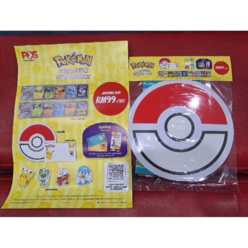 !!READY STOCK!! 2025 Pokemon Pokémon Stamp Folder Set (Issued By Pos ...