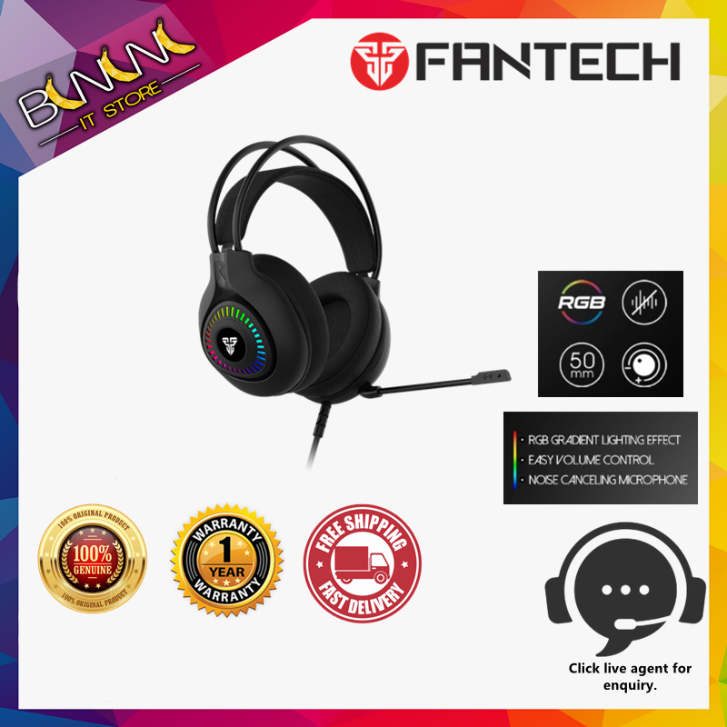 FANTECH ORBIT HG25 7.1 VIRTUAL SURROUND SOUND GAMING HEADSET | Shopee ...
