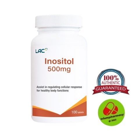 LAC Inositol 500mg (100 tablets)(Exp. Date: 4/26) | Shopee Malaysia