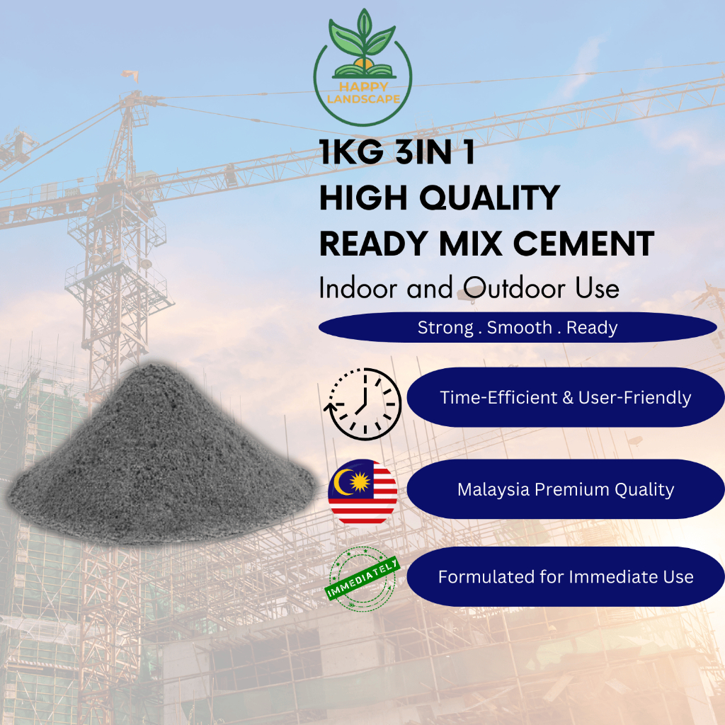 1KG PORTLAND CEMENT (tasek cement) 3 in 1 High quality ready mix cement ...