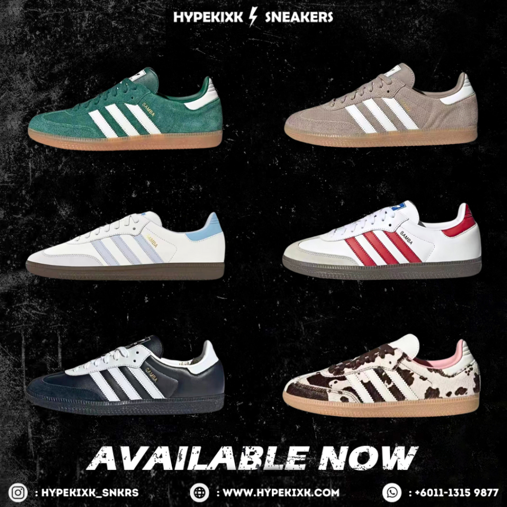 ⚡HYPEKIXK UA⚡ adidas Samba OG | Kasut Lelaki Wanita | Retro Streetwear ...