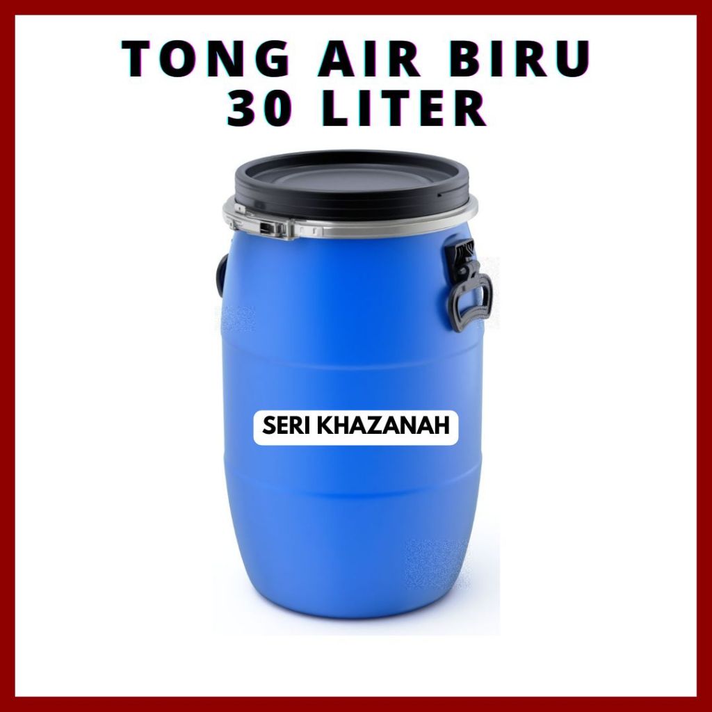 Tong Air , Tong Kosong , Tong Plastik 30L (Satu order satu tong saja ...
