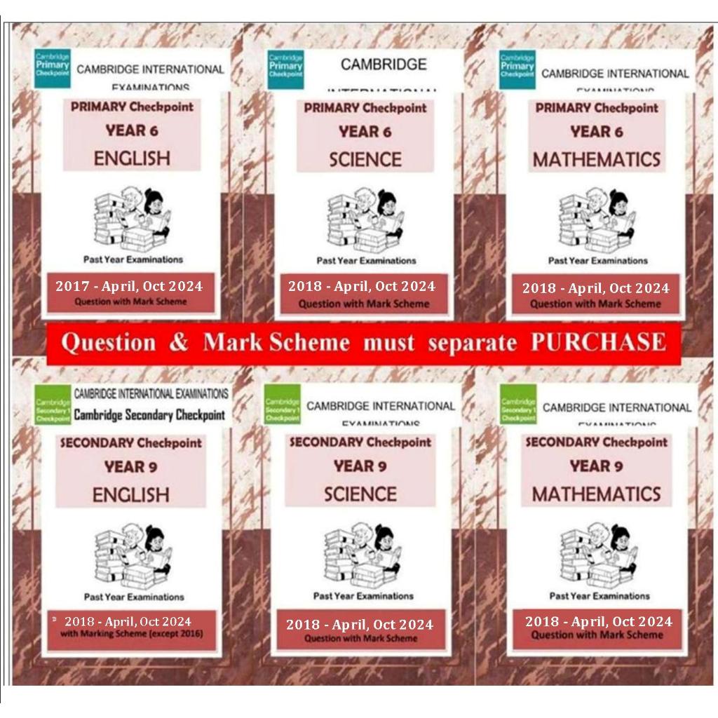 PRIMARY CHECKPOINT YEAR 6 & SECONDARY CHECKPOINT YEAR 9 ( 2017-2024 ...