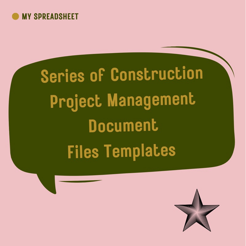 Series of Construction Project Management Document Files Templates ...