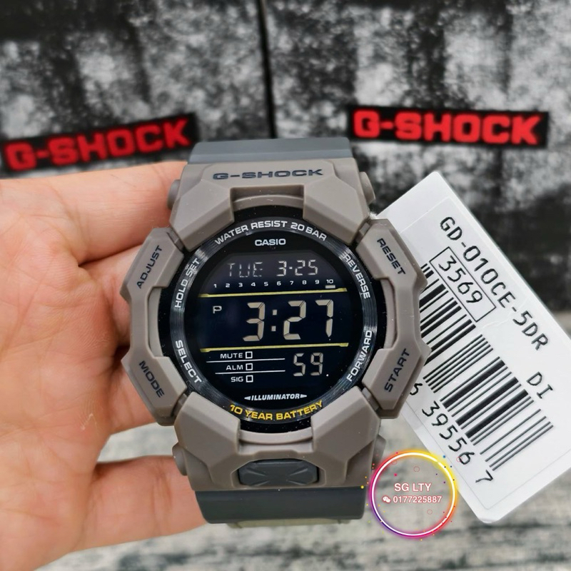*CLOTH BAND* 100% ORIGINAL CASIO G-SHOCK GD-010CE-5 Bio-based Carbon ...
