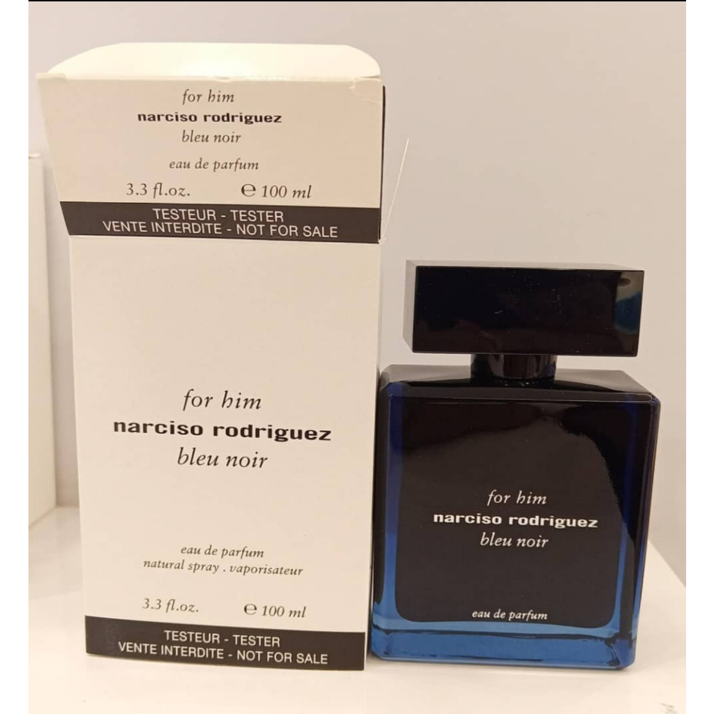 ORIGINAL Narciso Rodriguez For Him Bleu Noir 100ML EDP TESTER | Shopee ...