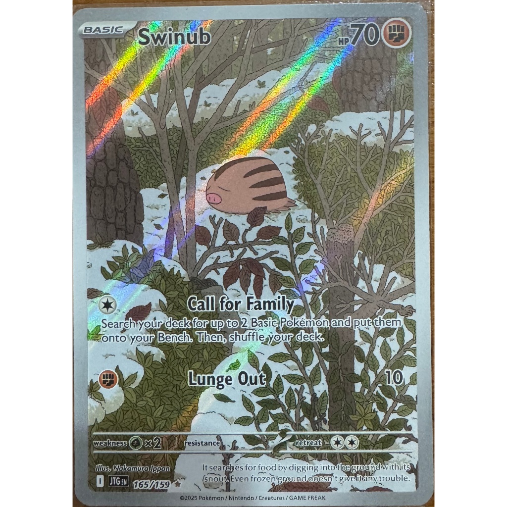 Swinub (165/159) | SV09: Journey Together | [Pokemon TCG] | Shopee Malaysia