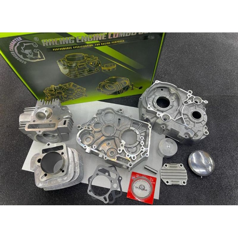 TAIKOM RACING HONDA EX5 CLASS 1 ENGINE COMBO SET RACING BLOCK HEAD CRANKCASE 60MM 28/24 30/26 ...