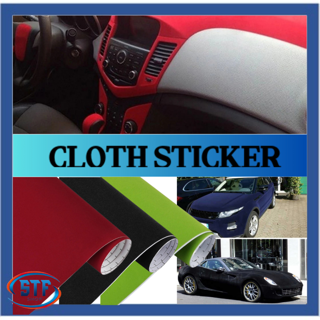 Cloth Sticker Velvet Fabric Film Suede Vinyl Wrap Film Car Stickers ...