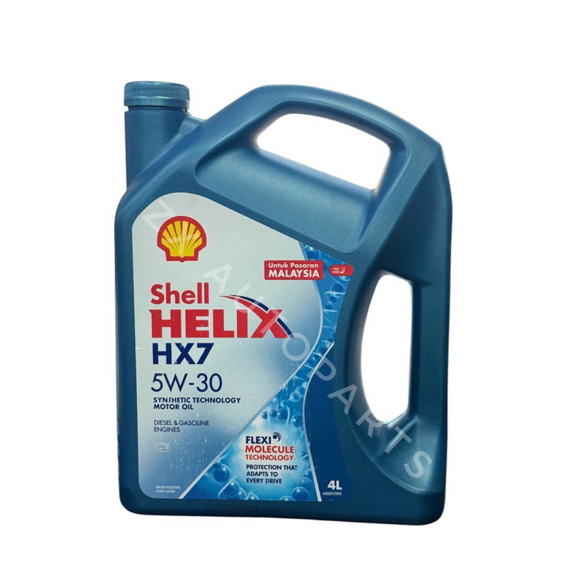 SHELL HELIX HX7 5W30 SEMI SYNTHETIC ENGINE OIL 4L | Shopee Malaysia