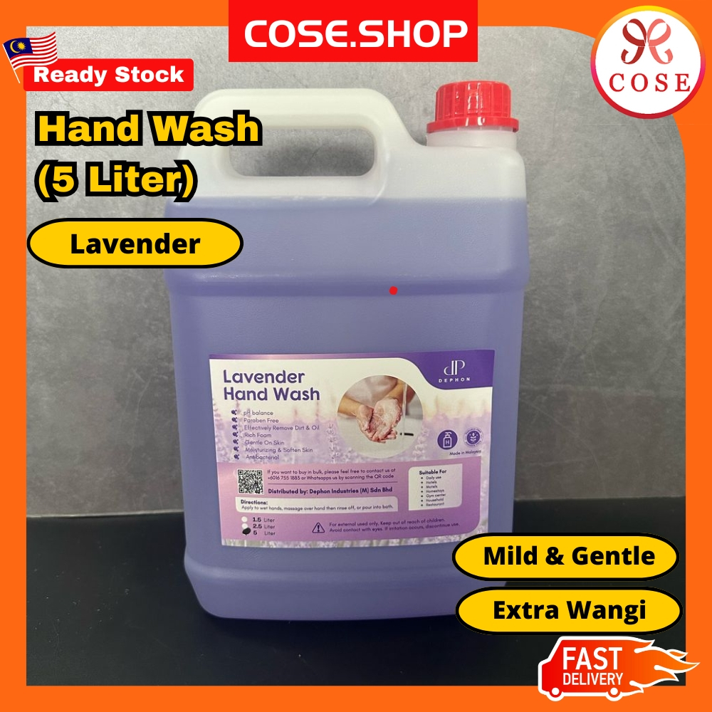 COSE 5 Liter Lavender Hand Wash Soap Liquid Hand Soap Liquid Hand Wash ...