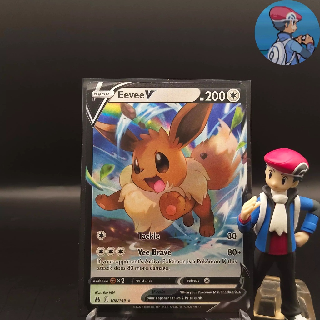 Eevee V - 108/159 - Crown Zenith | Shopee Malaysia