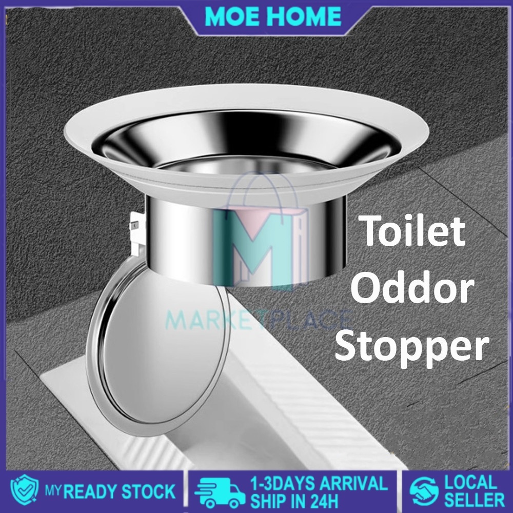 304 Stainless Steel Anti Smell Drain Cover Toilet Odor Stopper Anti ...