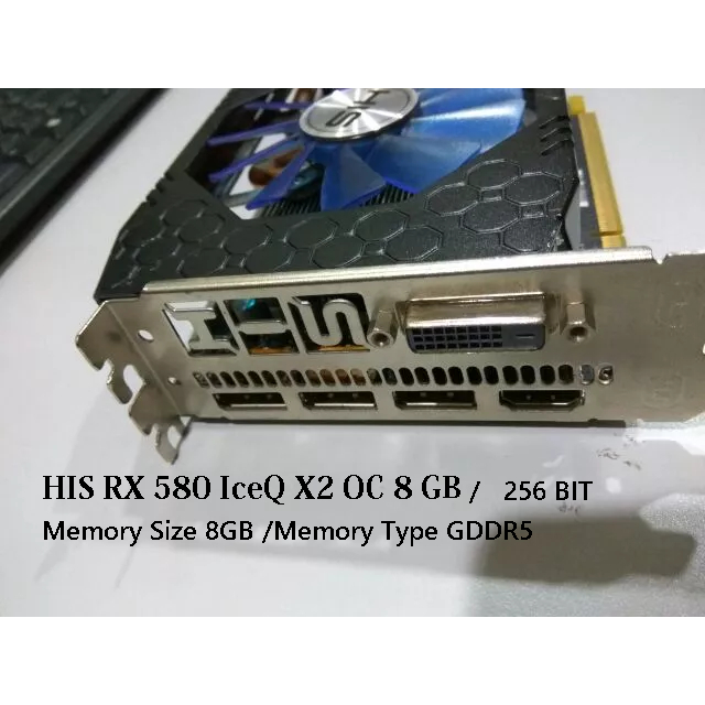 HIS RX570 IceQ X² 8GB Graphics Card DDR5 MEMORY 256 BIT (Used) | Shopee ...