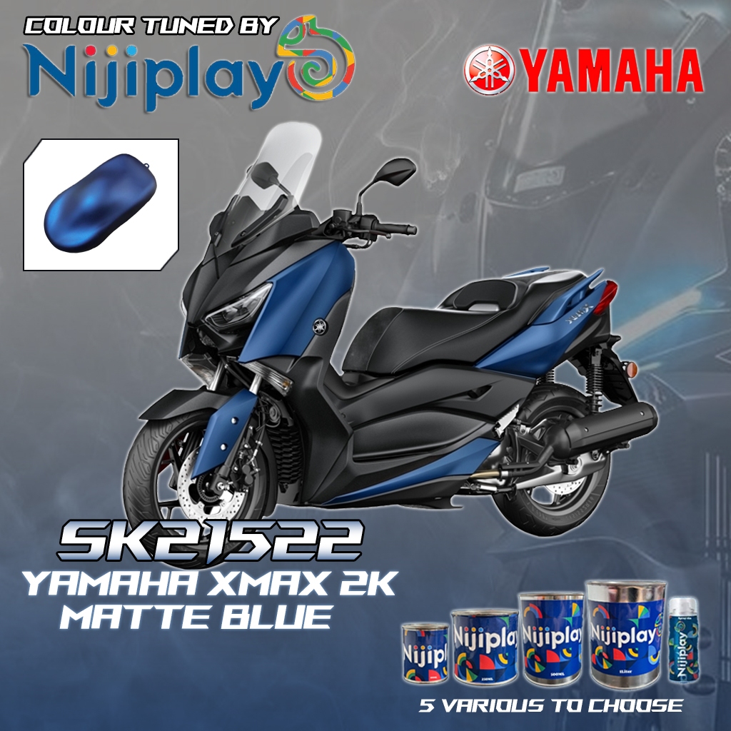 NIJIPLAY AIKKA SK21522 MATTE BLUE YAMAHA XMAX 2K MOTOR PAINT ( KENA ...