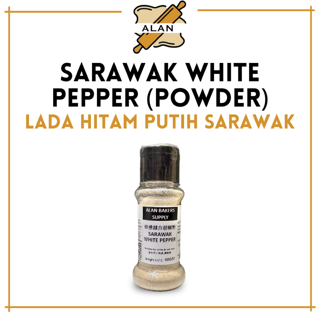 LADA PUTIH SARAWAK | SARAWAK WHITE PEPPER POWDER | 砂捞越白胡椒粉 | Shopee ...