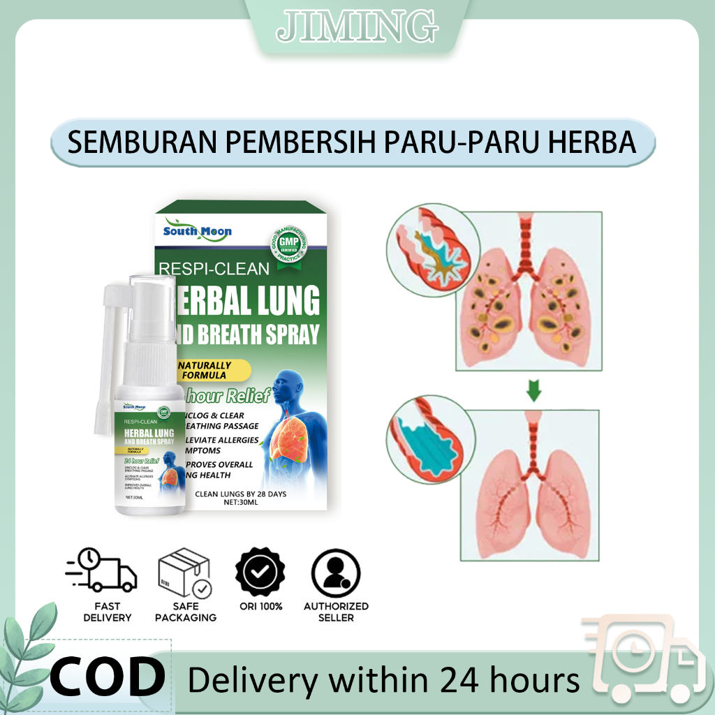 South Moon Herbal lung spray, relieves chronic rhinitis and sinusitis ...