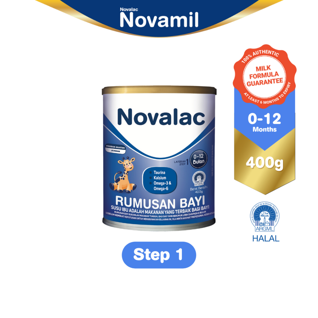 Novalac Step 1 Infant Formula (New) (400g/800g) | Shopee Malaysia