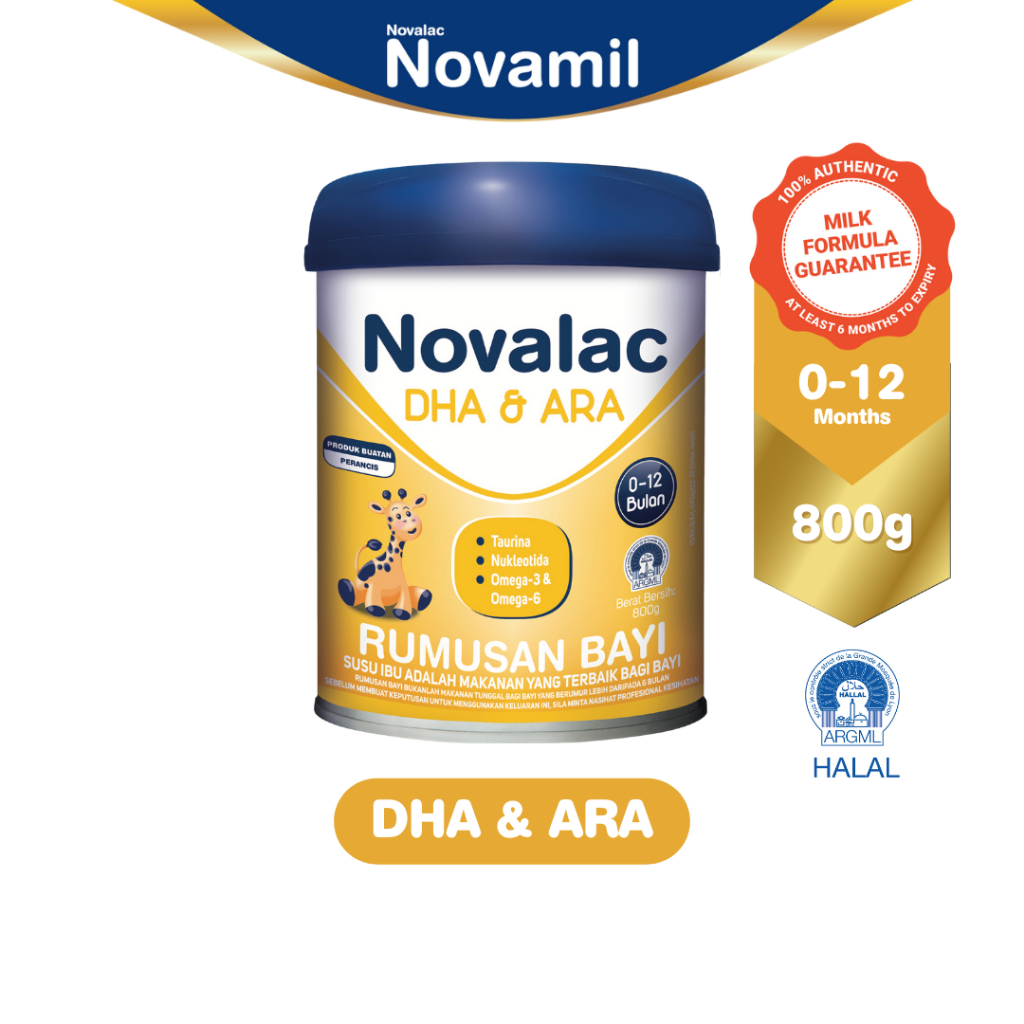 Novalac DHA & ARA Infant Formula (800g) | Shopee Malaysia