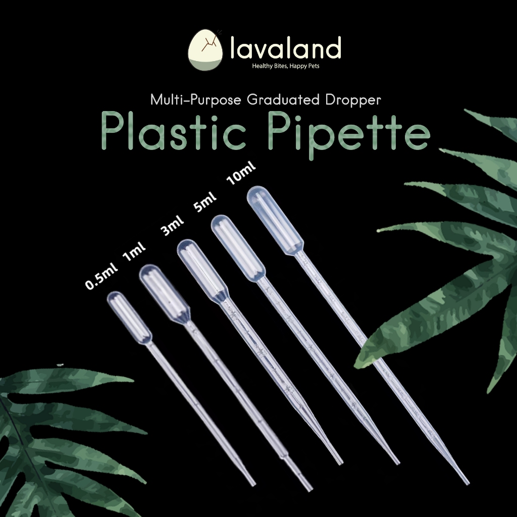Lavaland | Ready Stock | Plastic Pipettes Dropper | Disposable Multi ...