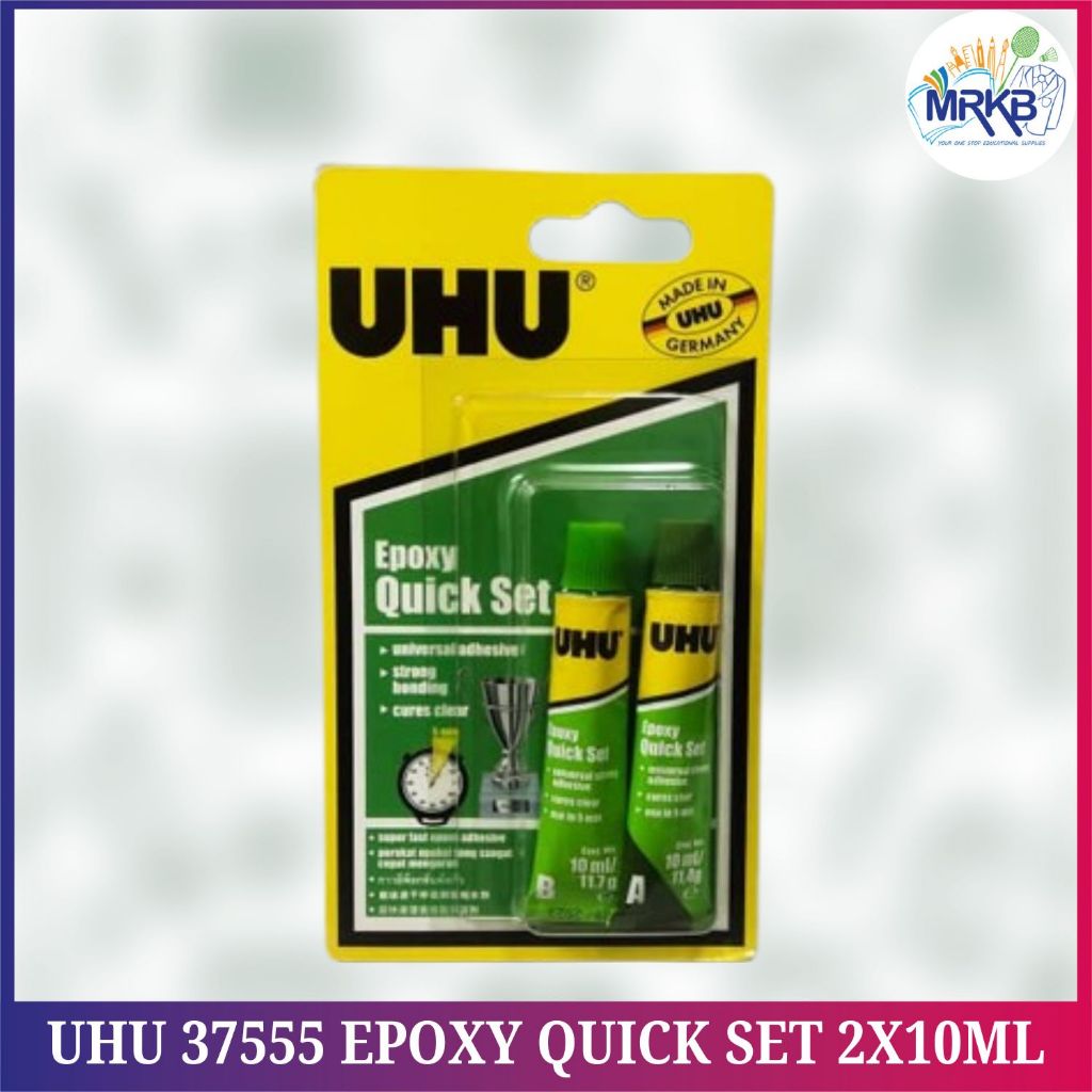 UHU 37555 EPOXY QUICK SET 2X10ML | Shopee Malaysia
