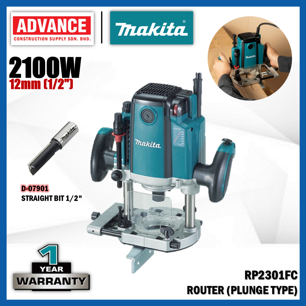 MAKITA RP2301FC Router 12MM (1/2") (Plunge type) | Shopee Malaysia