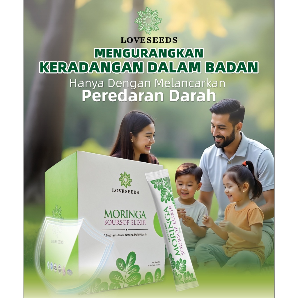 Moringa Soursop Elixir Moringa elixir 辣木皇 SACHET SPC stroke maxpine ...