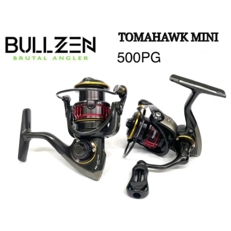 BULLZEN TOMAHAWK SW SERIES SPINNING REEL MINI 500 FISHING REEL (MESIN ...