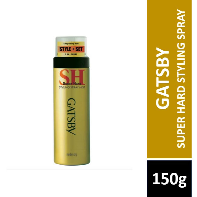GATSBY SUPER HARD STYLING SPRAY MIST 150g | Shopee Malaysia
