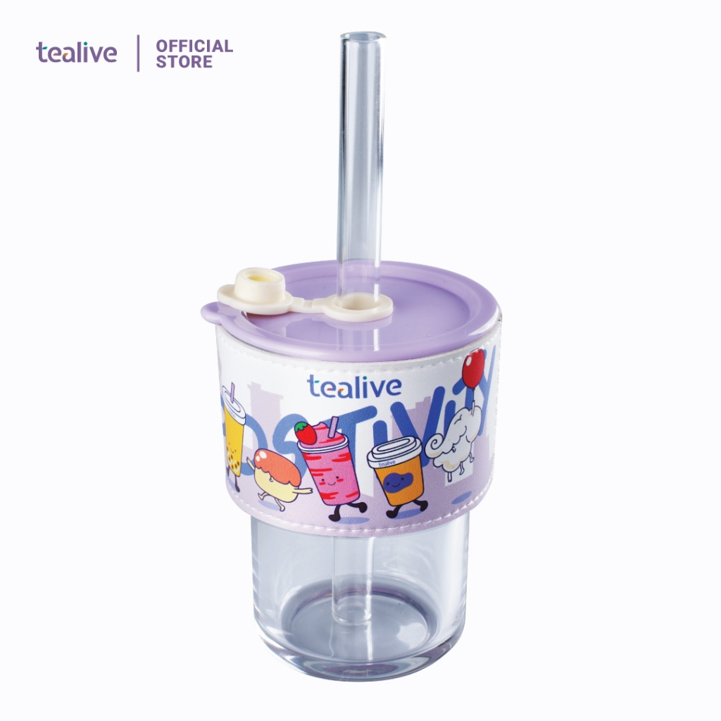 Tealive Bruniverse Glass Cup | Shopee Malaysia