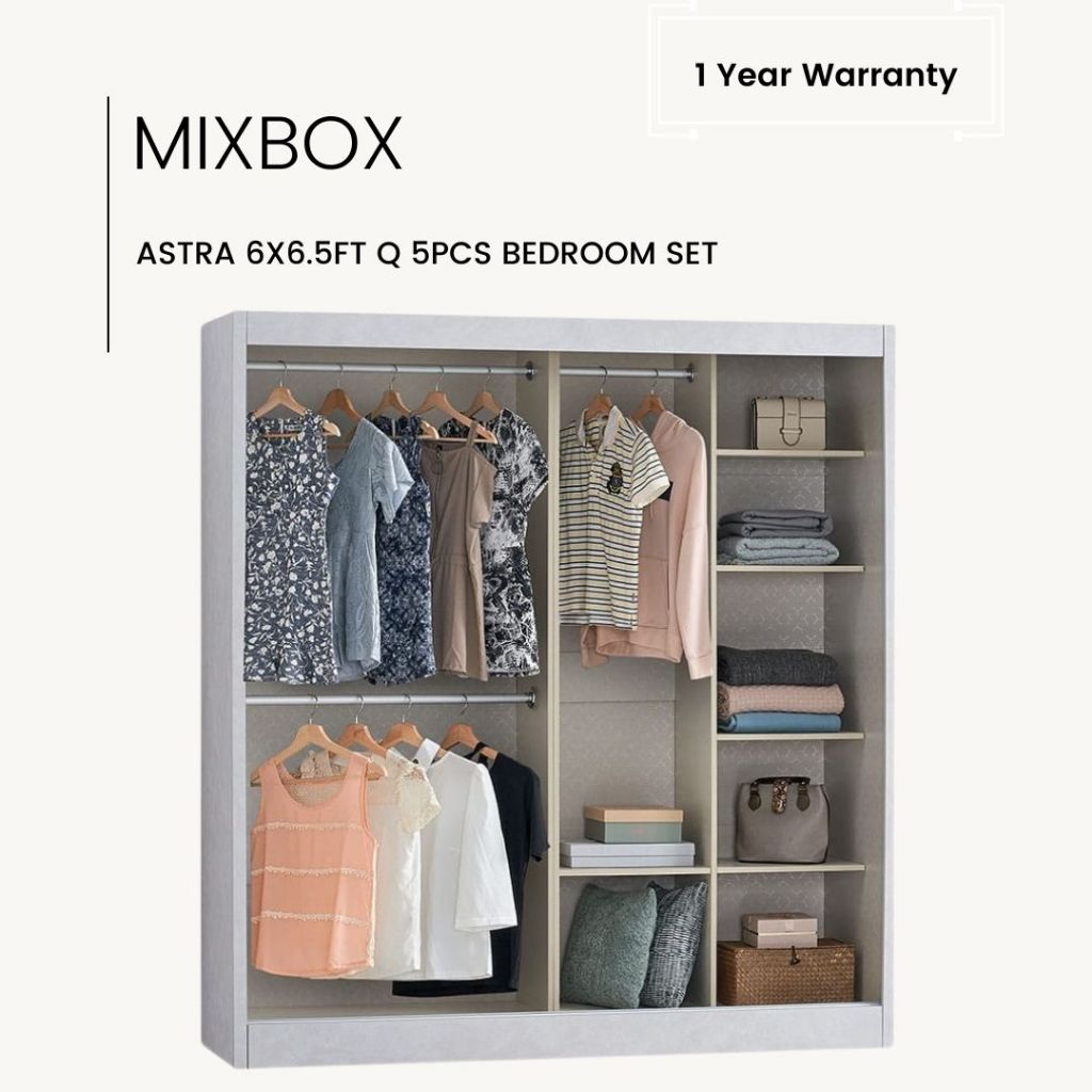 MIXBOX-7.5X8FT SLIDING WARDROBE-SLIDE WR-FULL BODY MIRROR | Shopee Malaysia
