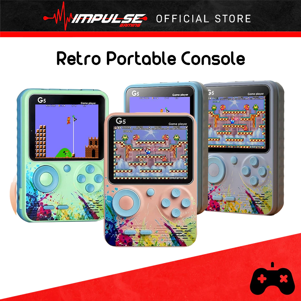 G5 500 in 1 Retro Portable Console Single Player / Two Player (With ...