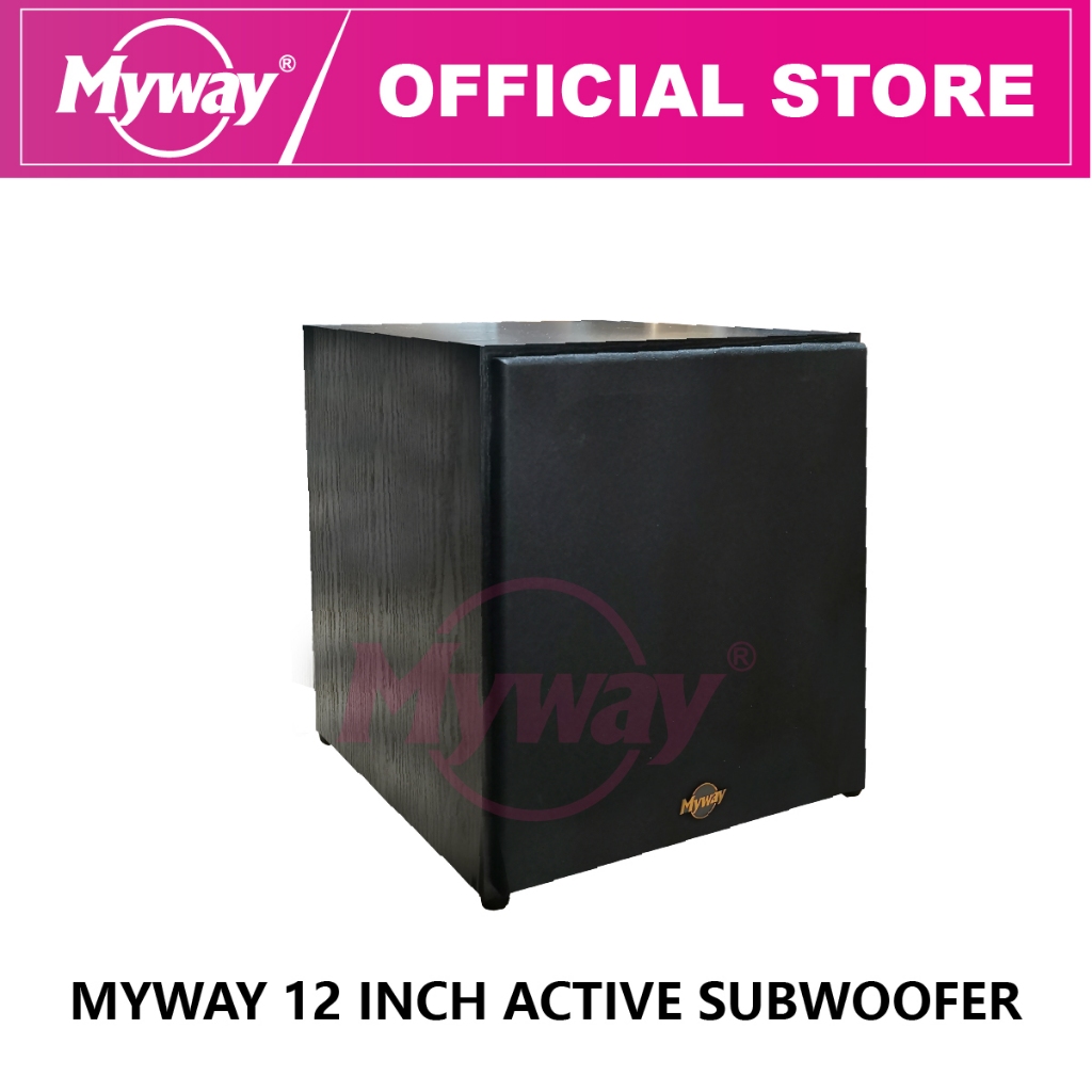 Myway 12 Inch Active Subwoofer | Shopee Malaysia