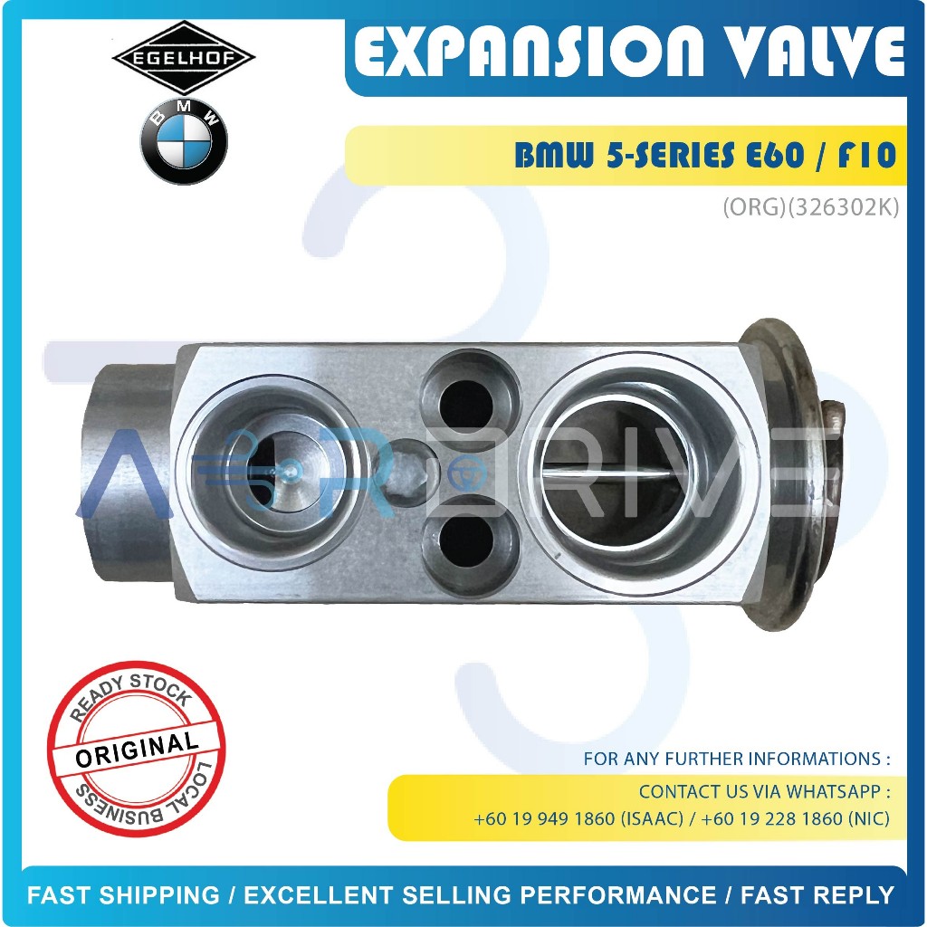 EGELHOF ORIGINAL BMW 5-SERIES E60 / F10 EXPANSION VALVE ( 326302K ...